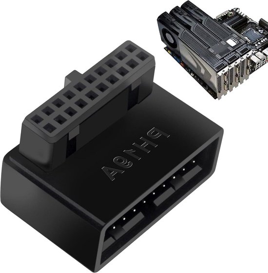 USB Motherboard Header Adapter - Male to Female USB Extension Front ...