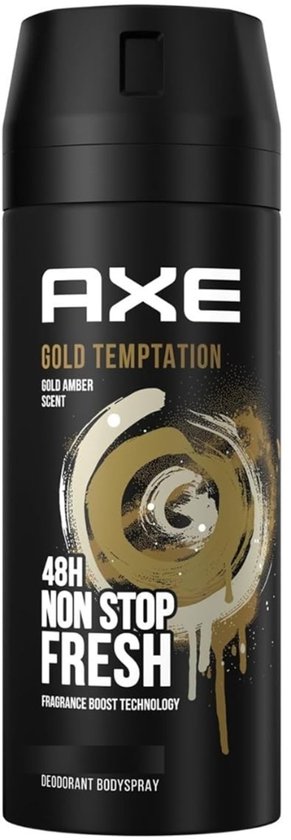 Axe - Deodorant Bodyspray - 48hrs Non Stop Fresh - Gold Temptation ...