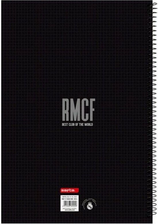 Boek over Ringen Real Madrid C.F. 512024066 Zwart A4 | bol.com