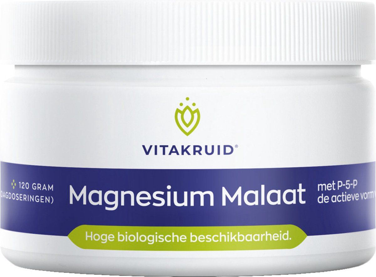 Vitakruid Magnesium Malaat 120 gram | bol.com