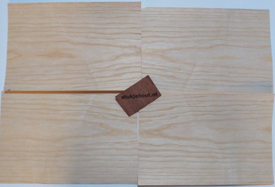 Fineer: Essen fineer 4 vellen van ca 20 bij 30 cm | bol