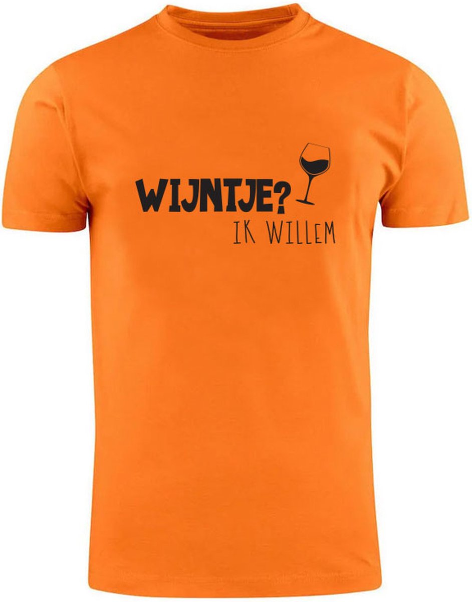 Wijntje? Ik Willem Oranje T-shirt | Koningsdag | Willem Alexander ...