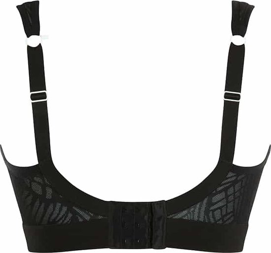 Panache - Sport BH zonder beugel - Black/Ice Blue - 80F | bol