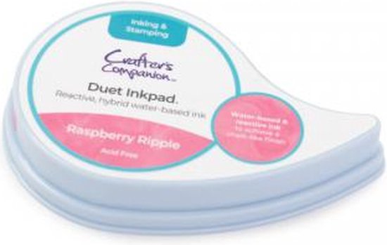 Crafter's Companion - Duet Inkpad - Raspberry Ripple | bol