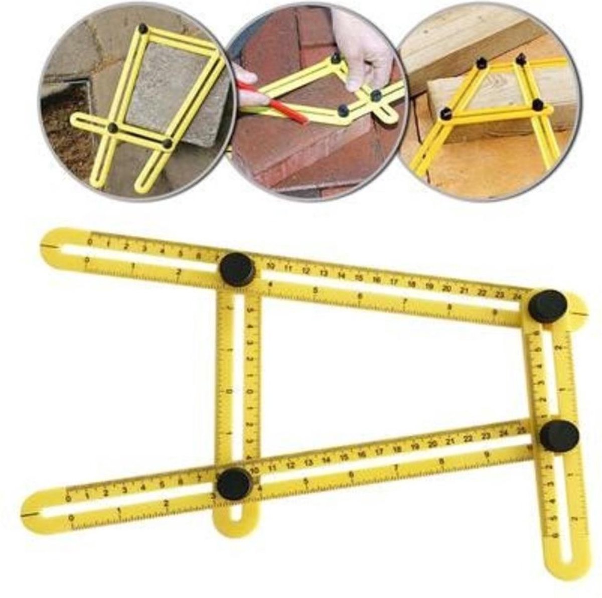 HBM Universele Hoekmeter - Multifunctionele Vierzijdige Hoek Meter ...