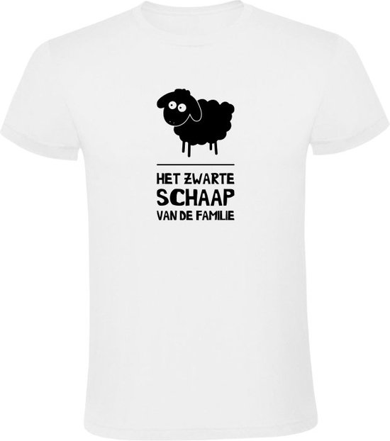 Het zwarte schaap van de familie Heren T-shirt - gedrag - buitenbeentje ...