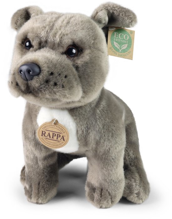 Rappa ECO knuffel hond Staffordshire Bull Terrier 30 cm - realistische ...