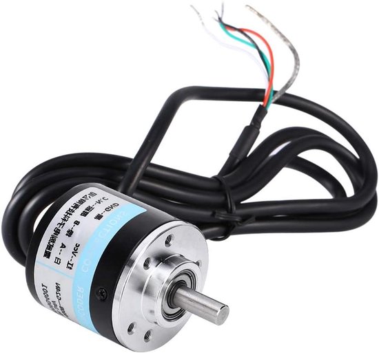 Roterende Encoder 600P/R 6mm Foto-elektrisch Incrementeel, 5V 24V AB 2 ...