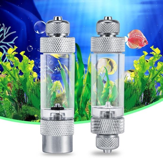 Aquarium Water Plant CO2 Bubble Counter - Enkele Hoofd Niet-terugkeer Bubble Counter... | bol