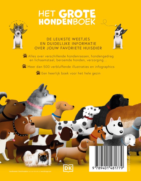 Het grote hondenboek, Daniel Tatarsky | 9789401481779 | Boeken | bol