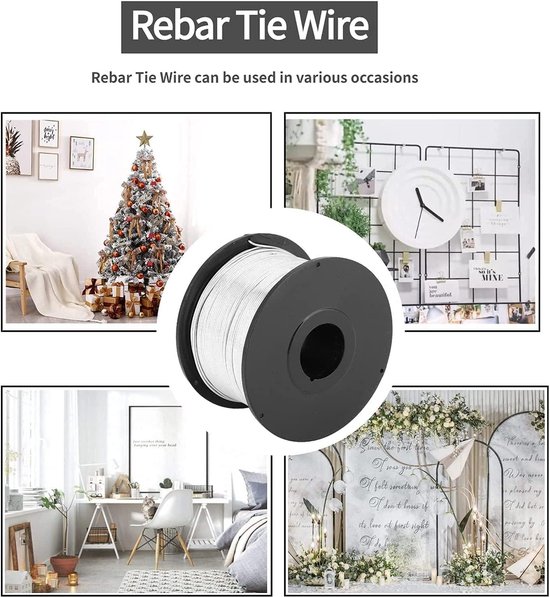 Reinforcement Binding Wire 110 m 0.8 mm Steel Rope - Set of 4 Pieces | bol