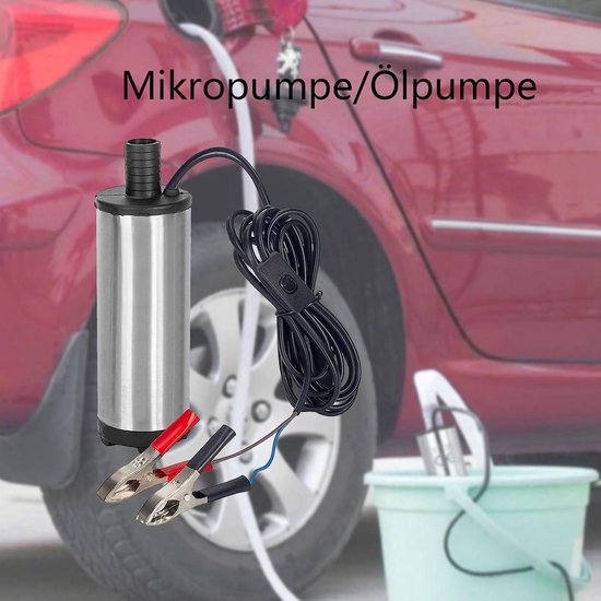12 V 51 mm dieselpomp oliepomp dompelpomp met filter mesh 30 l/min 304 ...