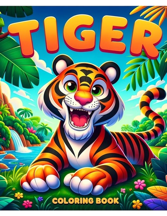 Tiger Coloring Book, Katherine Quinn Art | 9798321448632 | Boeken | bol