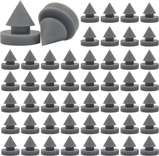 Rubberen deurdemper - Heavy Duty - 50 stuks - metalen deur | bol