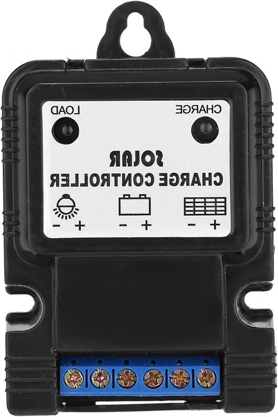 6 V/12 V 3 A Portable Solar Charge Controller with LED Display and ...