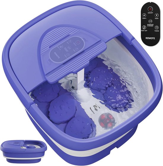 Inklapbare Voet Spa met Warmte en Afstandsbediening - Shiatsu Massage ...