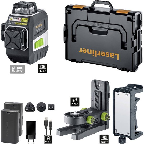Laserliner MasterPlane-Laser 3G Pro 360°-lijnlaser | bol