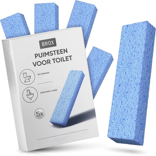 Reinigingssteen voor Toilet en Badkamer - 5 Stuks, Effectieve Kalk- en ...