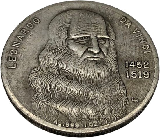 Da vinci munt, Collectible, Coin, Token, Leonardo, Mona Lisa ...
