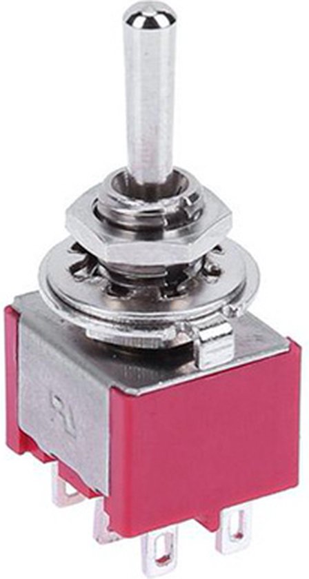 MTS-223 Zelf Resetten Toggle Switch On-Off-On 6 Pin Schakelaar | bol