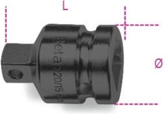 Beta verloopdop 1” naar 3/4” | bol.com