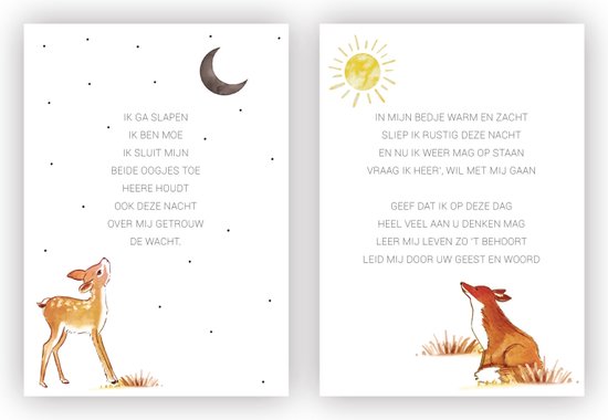 Christelijke kinderkaartjes - ik ga slapen ik ben moe - a6 | bol