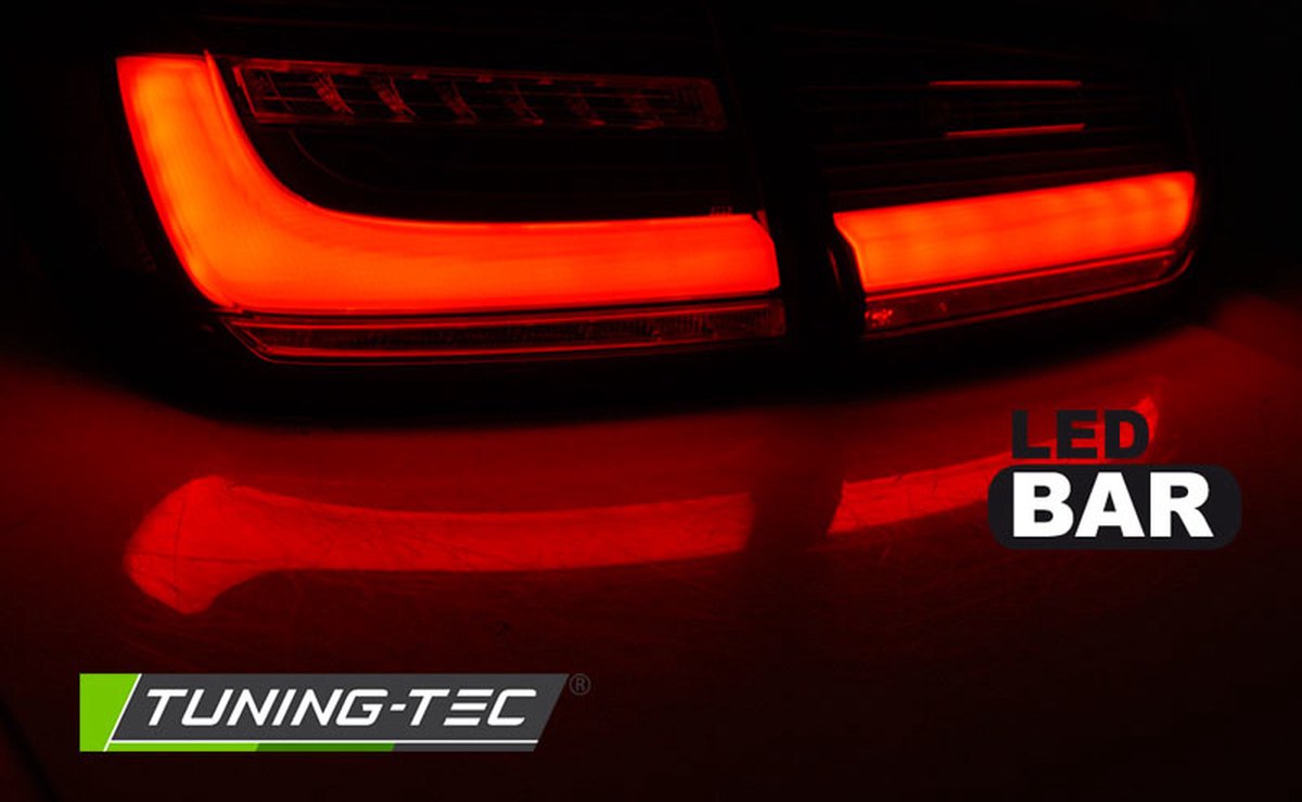 Achterlichten BMW F30 11-18 - Zwart SMOKE - LED BAR | bol.com