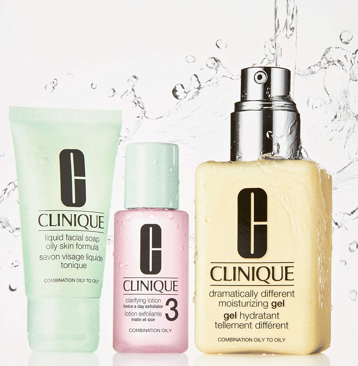 Clinique 3 Step Skin Care Introduction Kit, Combination Oily Skin Type ...