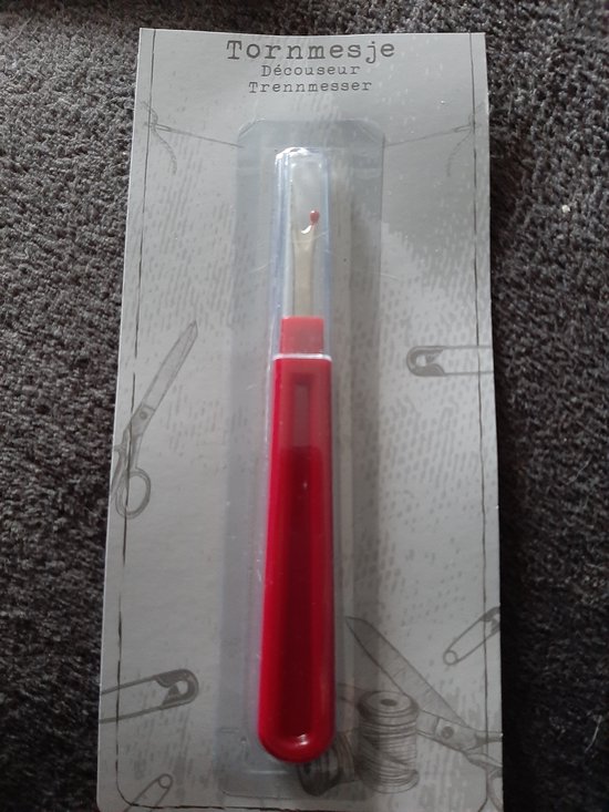 Naai fournituren - Tornmesje met extra groot handvat en beschermkap ...