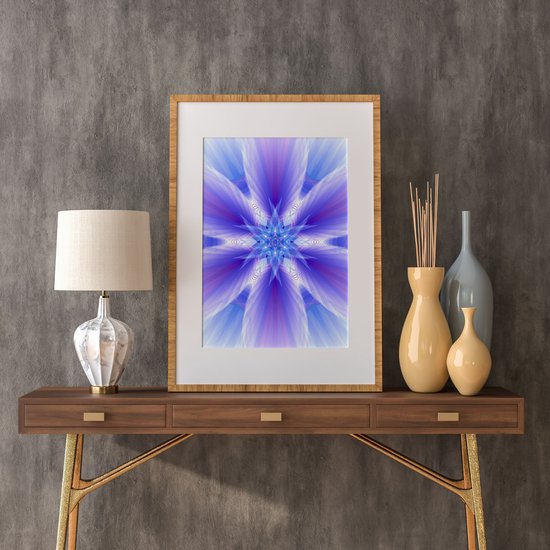 Mandala - Handgemaakt - Bloem - Ster - Natuur - Meditatie - Afdruk van ...