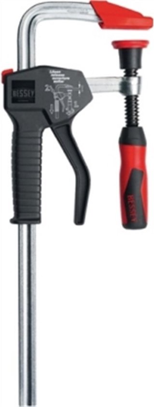 Bessey - EHZ302K - eenhands snelspanklem - 300 x 100mm | bol.com