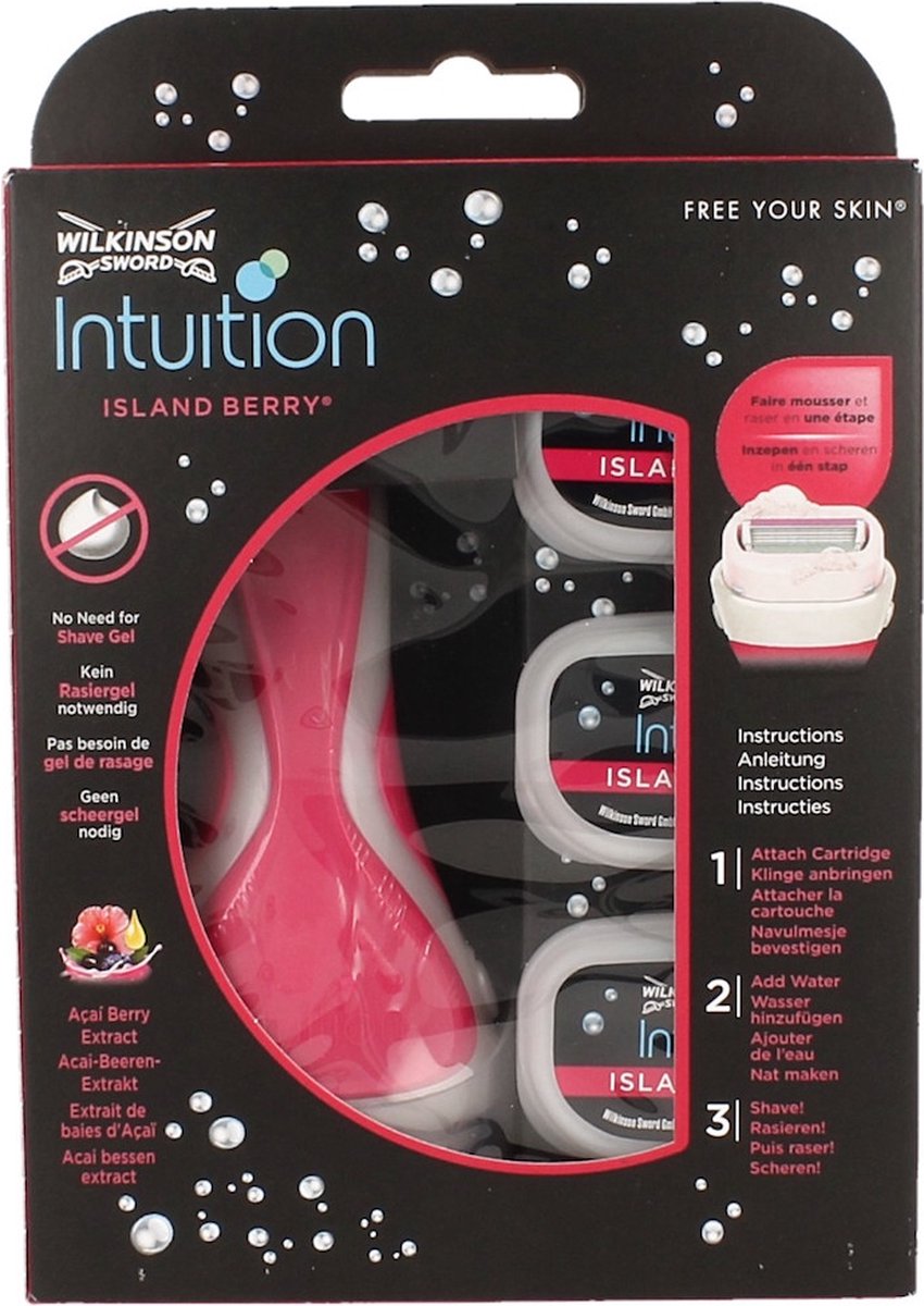 Wilkinson Intuition Scheerapparaat - 3 Mesjes | bol.com