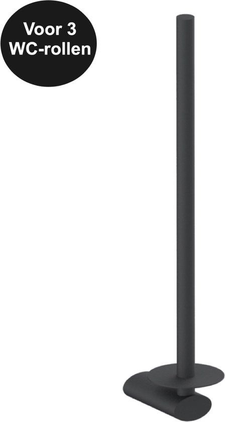 Wc Rolhouder Reserverolhouder Toiletrolhouder Voor 3 Rollen Zwart ...