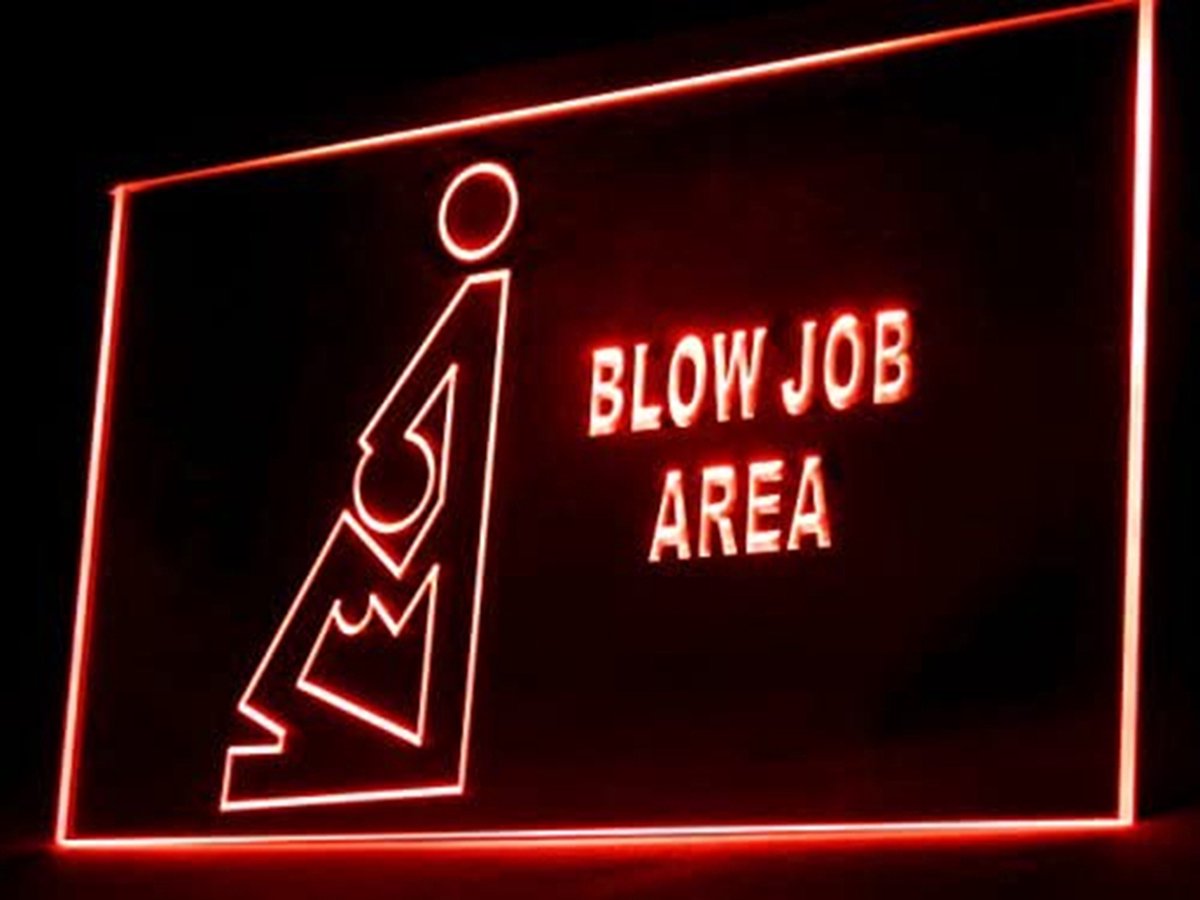 Maxium - Neon Lamp Blow Job Area - Rood - Neon Sign - Led Neon Light ...