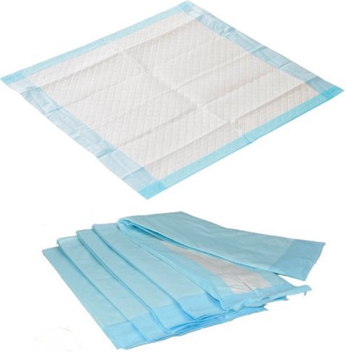 Incontinentie bed onderleggers - Wegwerp onderleggers - 60x60 cm ...