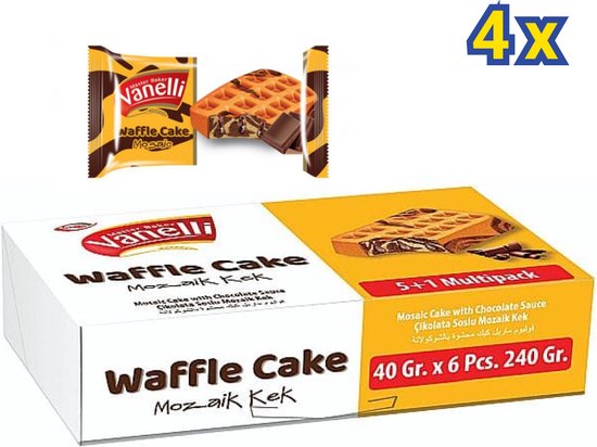 Vanelli - Waffle Cake - 4x 240g | bol