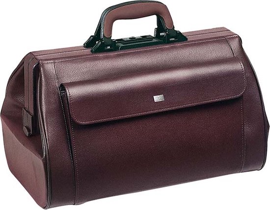 Karl Bollmann "Medi-Light" Cuir Bordeaux 1 Bag - Mallette de médecin ...