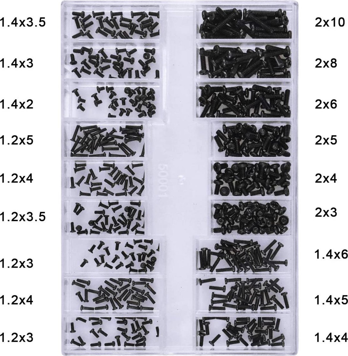 Schroeven Set 500 Stuks - M1.2, M1.4, M2 Computer Schroeven - Laptop ...