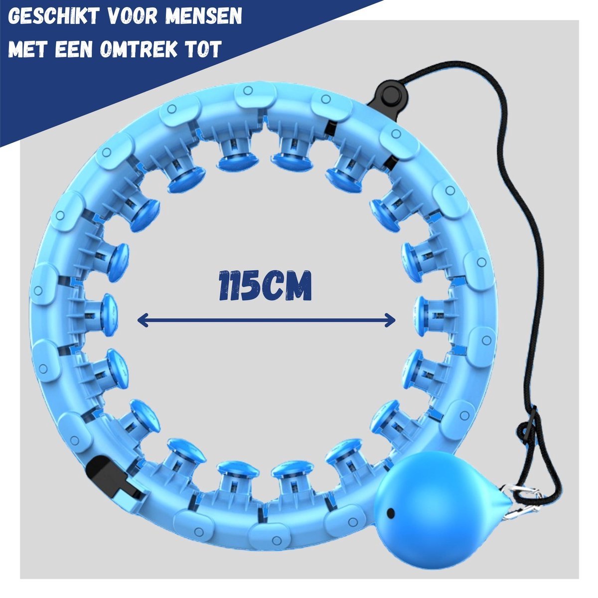 Smart Fitness Hoelahoep - Fitness Hoepel - Weighted Hula Hoop ...