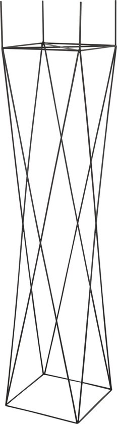 Staander | metaal | zwart | 30x30x (h)145 cm | bol.com