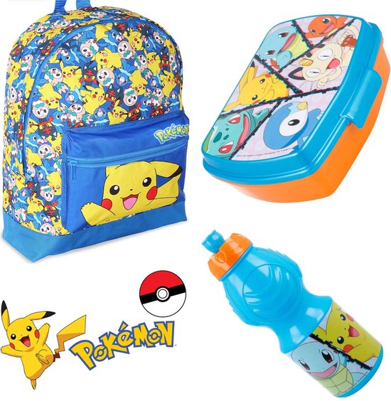 Pokémon lunchset - Tas Rugzak | Schooltas | Rugtas - Populaire game ...