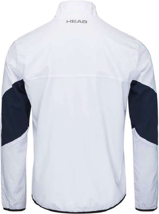 HEAD Club 22 Jacket Sportjack Heren Wit Blauw - Maat S | bol