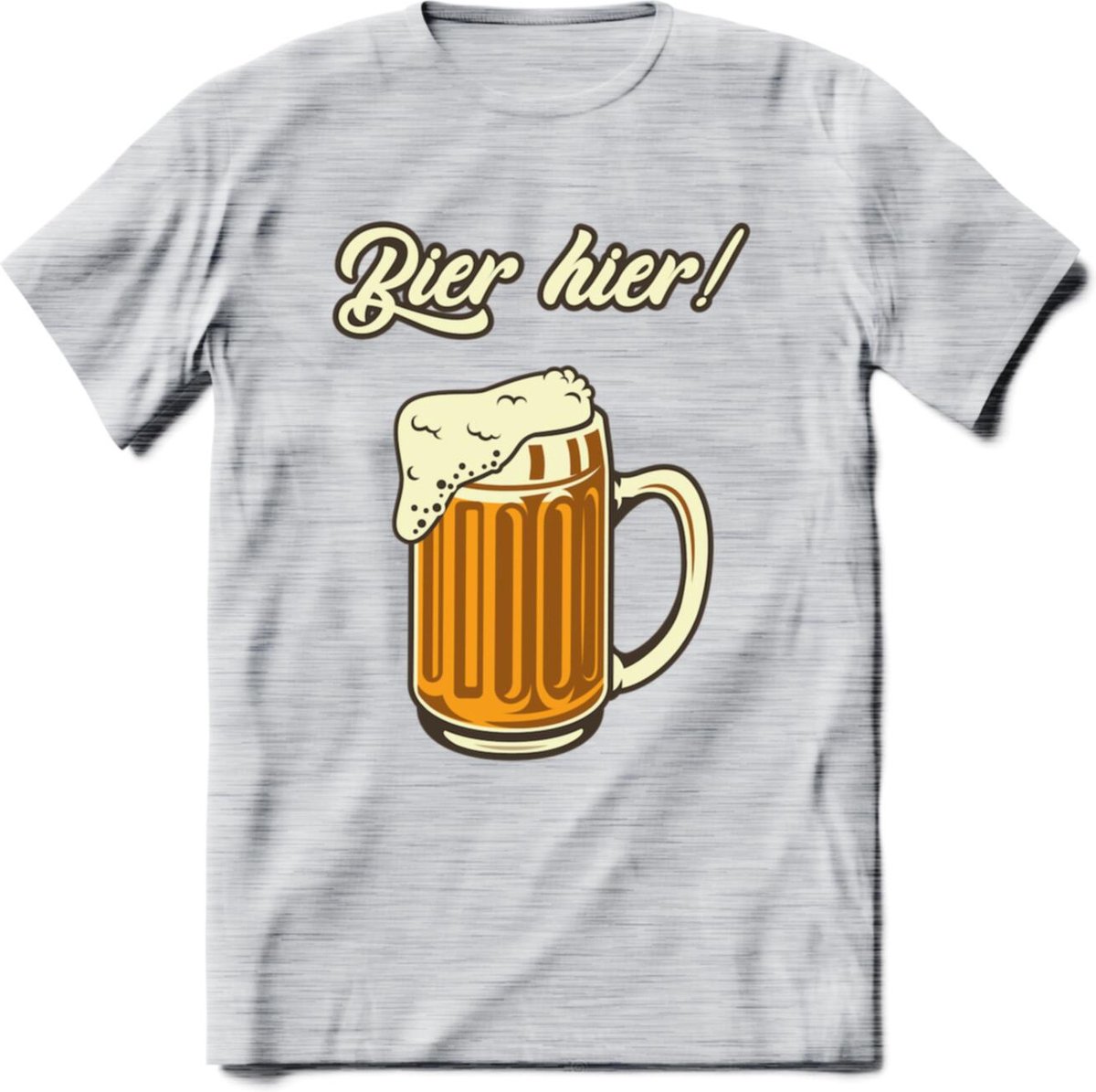 Bier Hier! T-Shirt | Bier Kleding | Feest | Drank | Grappig Verjaardag ...