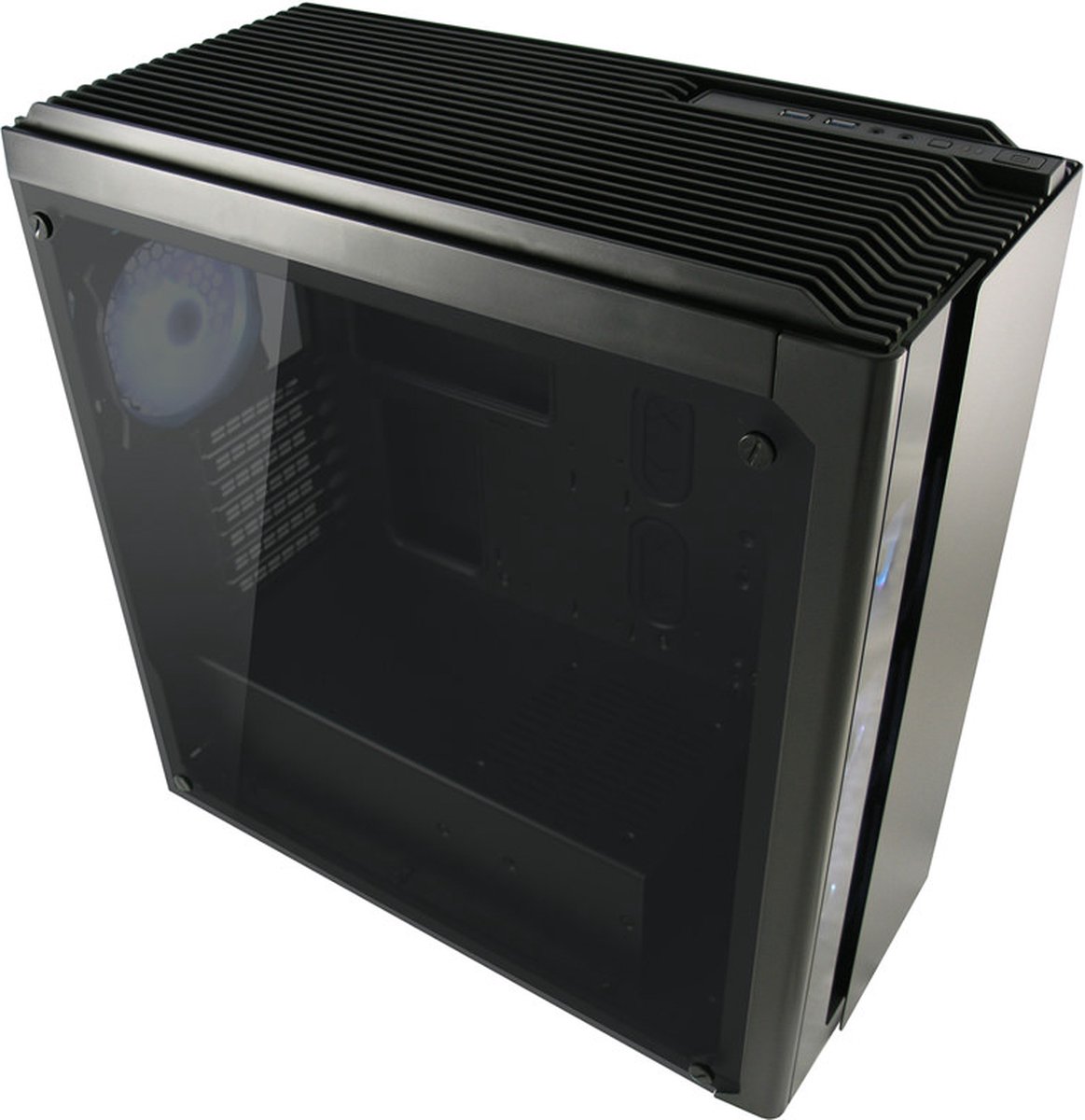 GAME HERO Wraith Gaming PC Behuizing Zijpaneel Van Gehard Glas RGB – 2 ...