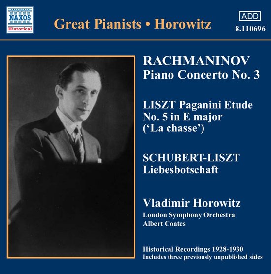 Vladimir Horowitz, London Symphony Orchestra, Albert Coates - Piano ...