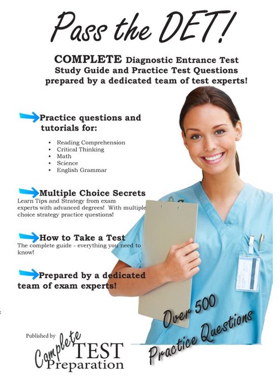 DET Review! Complete Diagnostic Entrance Test Study Guide and Practice ...