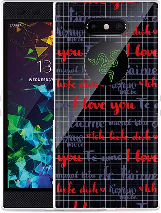 Razer Phone 2 Hoesje I Love you - Designed by Cazy | bol.com