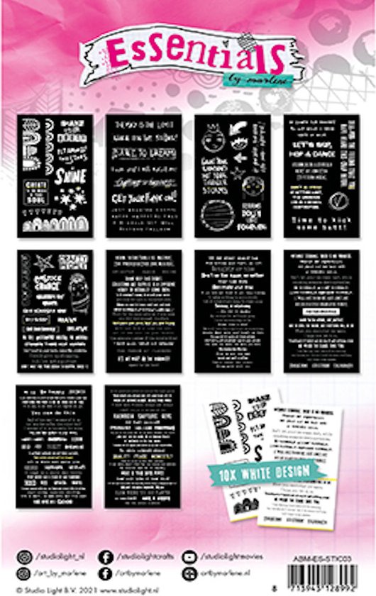 Studio Light Essentials sticker pad Sticky quotes Nr.03 | bol.com
