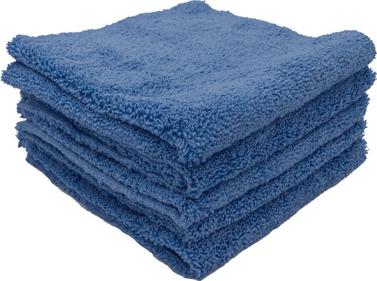 Microvezelstore.nl - Microvezeldoek Blauw 5x - Poetsdoek auto ...