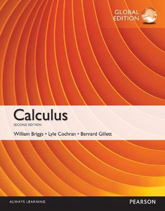 Calculus, Global Edition | 9781292062327 | William Briggs | Boeken ...